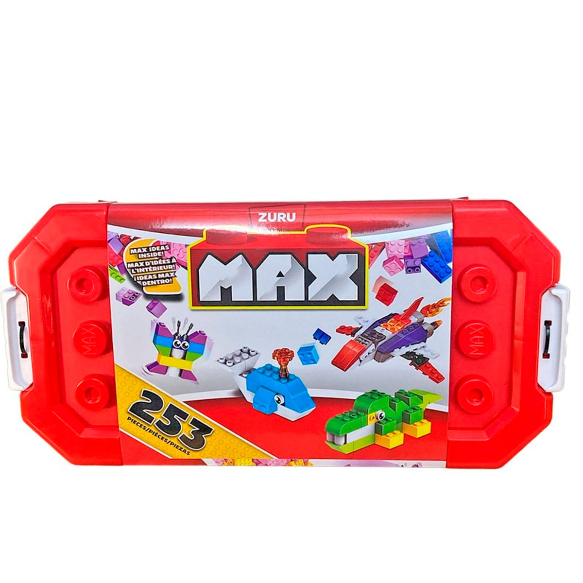 Bloques Max Classic Brick Container 253 Piezas - El Mundo del Juguete